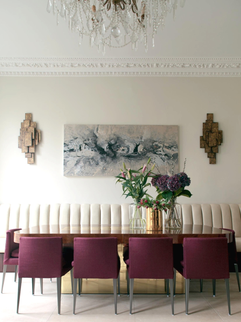 Elegancia sobria y glamour londinense | Decoración muy Chic
